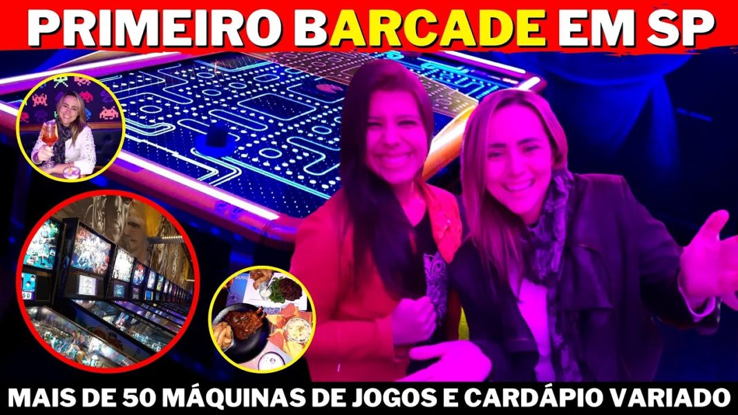 BAR ARCADE SÃO PAULO BARIO BAR FLIPERAMA SP